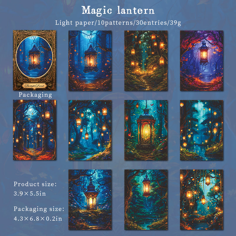 Starlight Forest Scrapbook Paper – ViVi Stationery