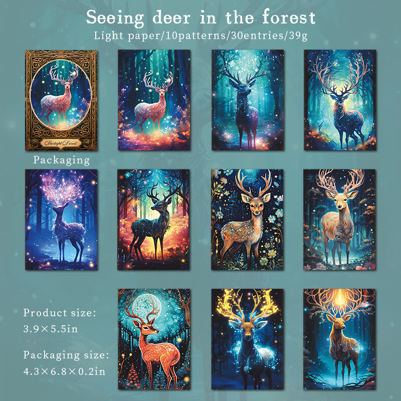 Starlight Forest Scrapbook Paper – ViVi Stationery