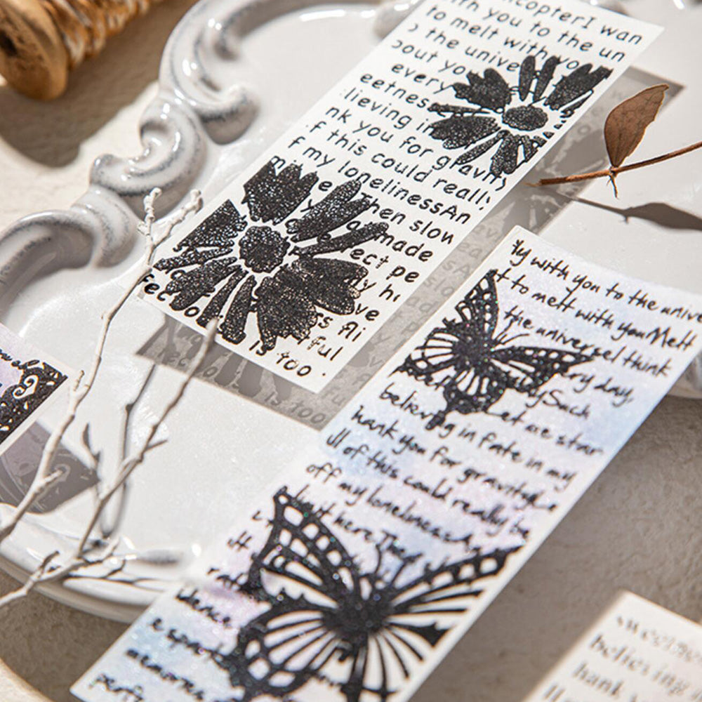 Textual Poetry Washi Sticker – ViVi Stationery