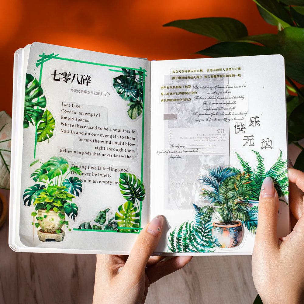Tropical Rainforest Plant Stickers – ViVi Stationery