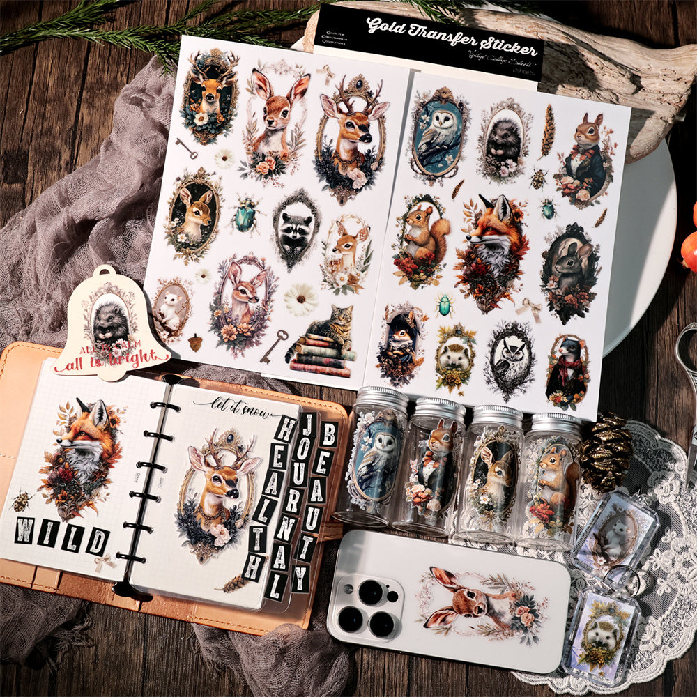 UV DTF Animal Transfer Stickers – ViVi Stationery