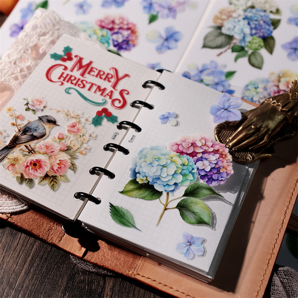 UV DTF Hydrangea Transfer Stickers – ViVi Stationery