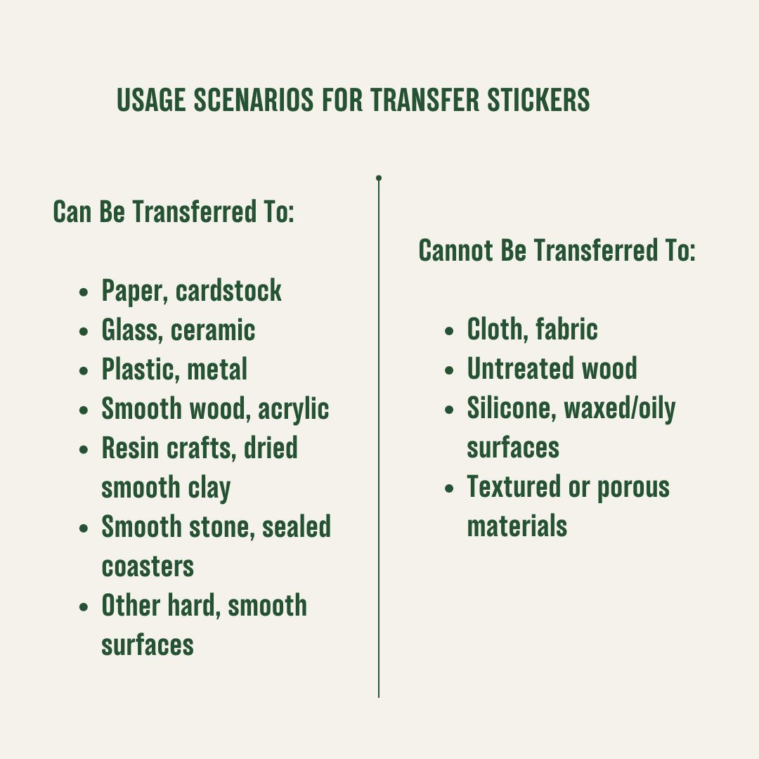 Waterproof Nature Insect Transfer Sticker – ViVi Stationery