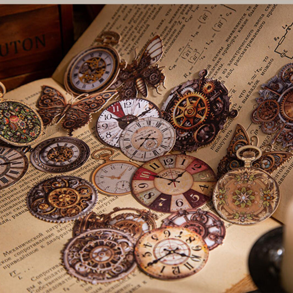 Vintage Items Hard Card Stickers for Junk Journal – ViVi Stationery