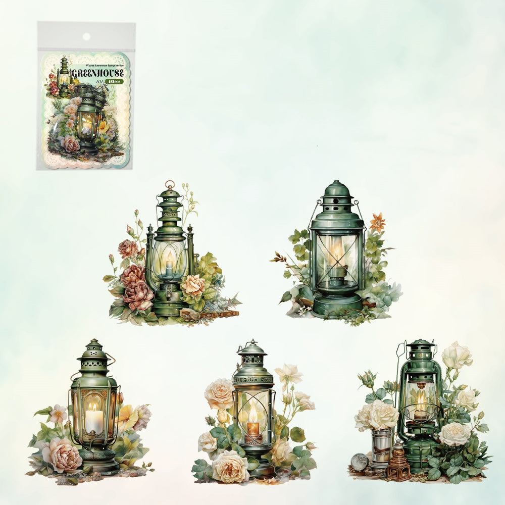 Vintage Oil Lamp Stickers – ViVi Stationery