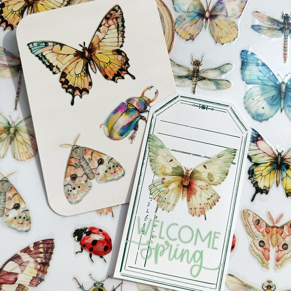 Waterproof Nature Insect Transfer Sticker – ViVi Stationery