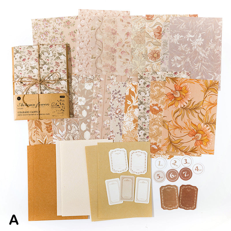 Wildflower Chapter Scrapbook Paper Pack – ViVi Stationery