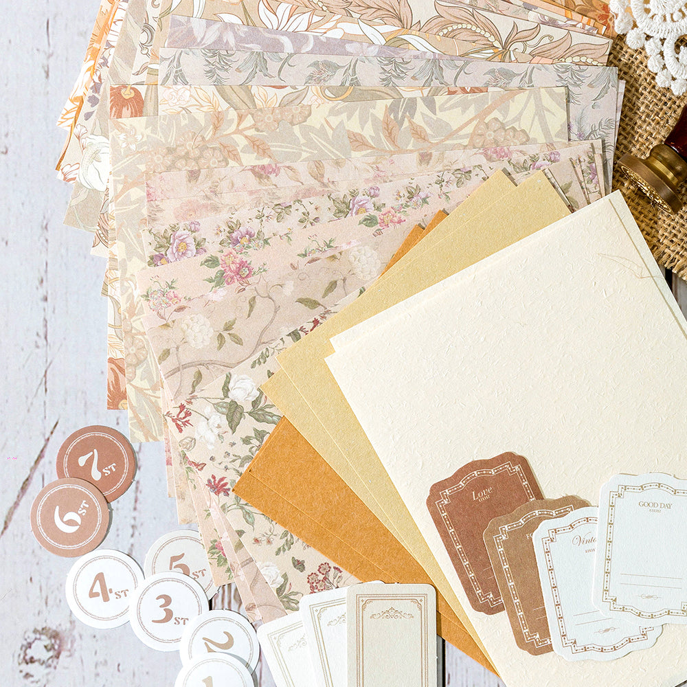 Wildflower Chapter Scrapbook Paper Pack – ViVi Stationery