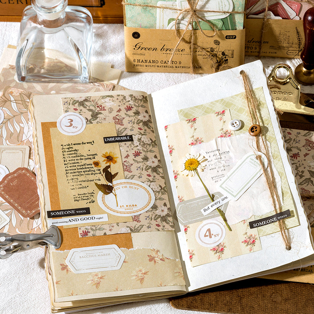Wildflower Chapter Scrapbook Paper Pack – ViVi Stationery