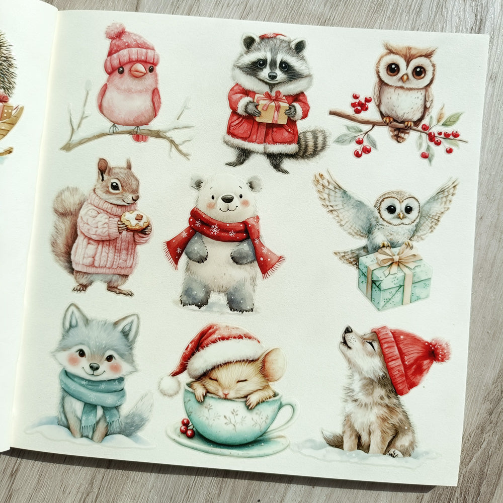 Winter Animal Transfer Stickers 2 Sheets – ViVi Stationery
