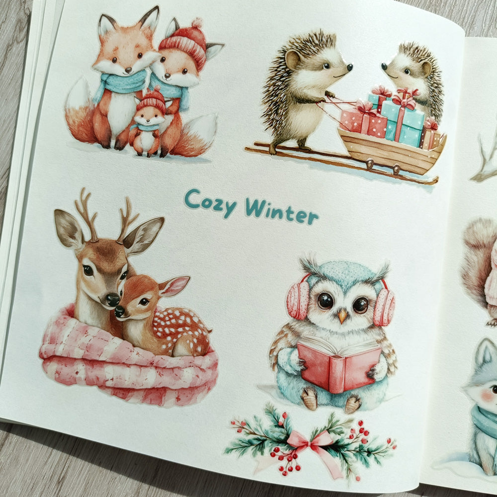 Winter Animal Transfer Stickers 2 Sheets – ViVi Stationery