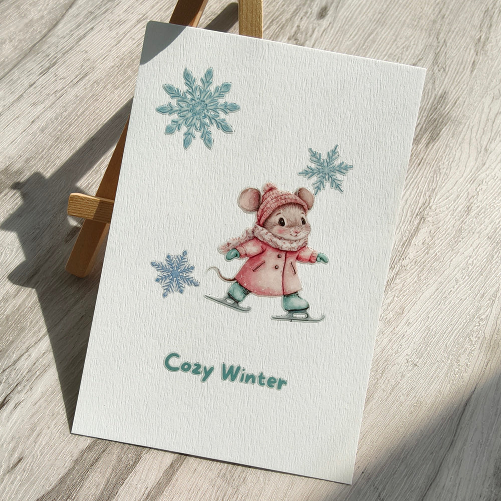 Winter Animal Transfer Stickers 2 Sheets – ViVi Stationery