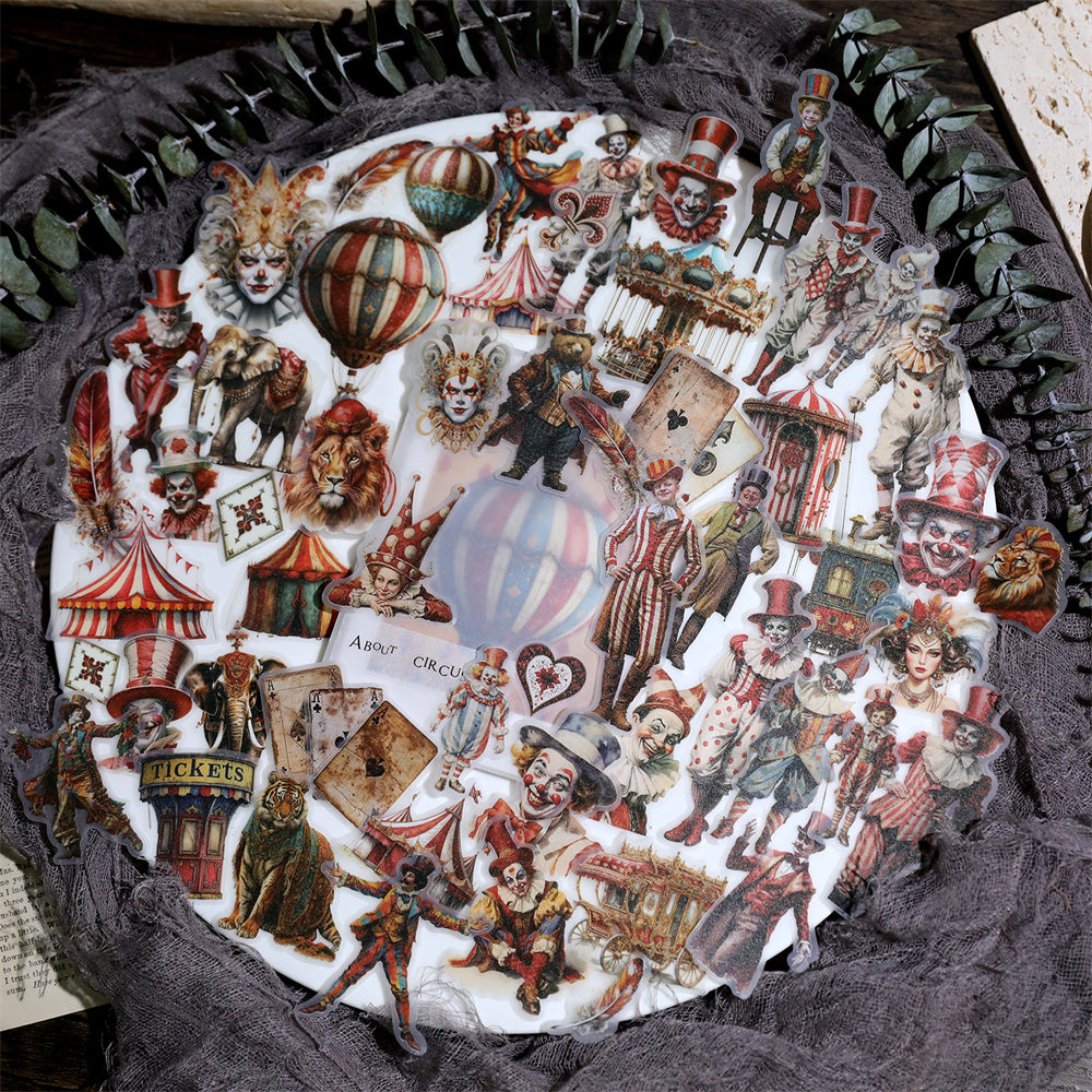 About Circus Vellum Sticker – ViVi Stationery