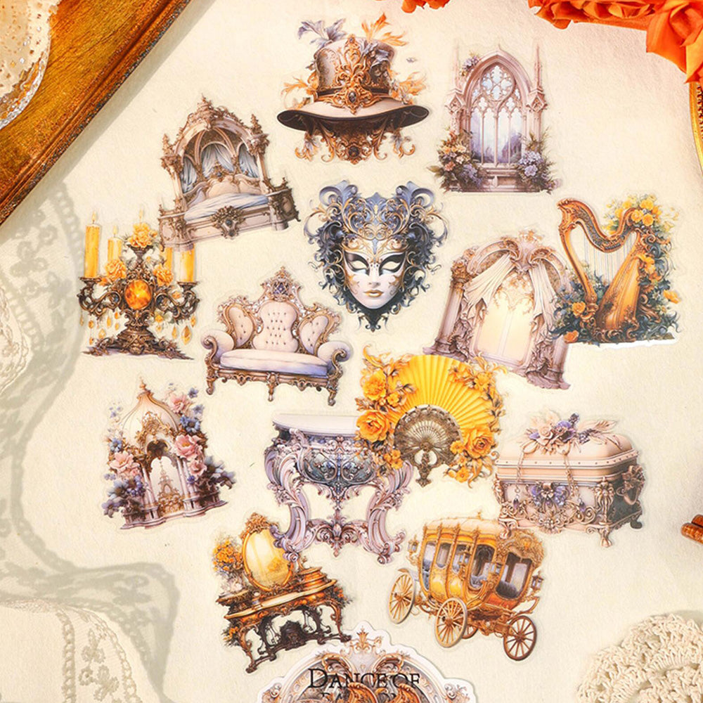 Baroque Ball Series Sticker – ViVi Stationery