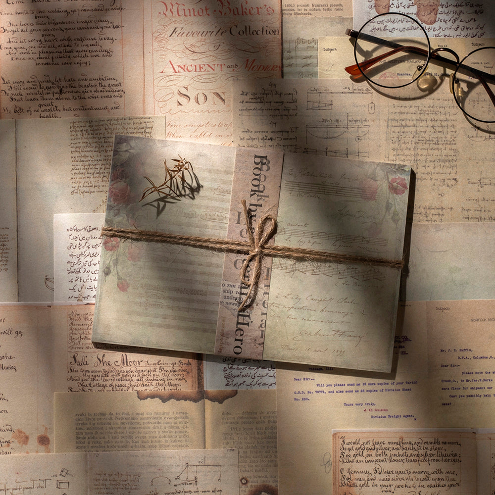 Big Size Manuscript Scrapbook Paper for Junk Journal – ViVi Stationery