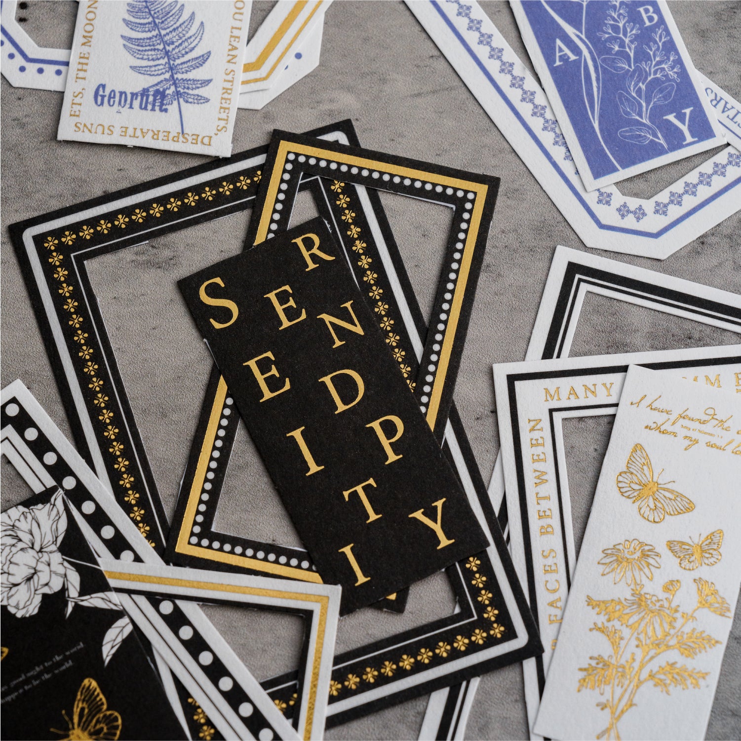 Embossed Gold Frame Sticker for Scrapbooking and Journaling – ViVi ...