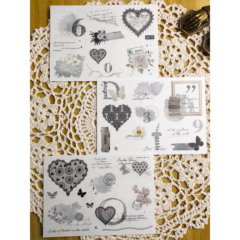 Rococo Dream Rub-on Sticker for Scrapbooking and Journaling – ViVi ...