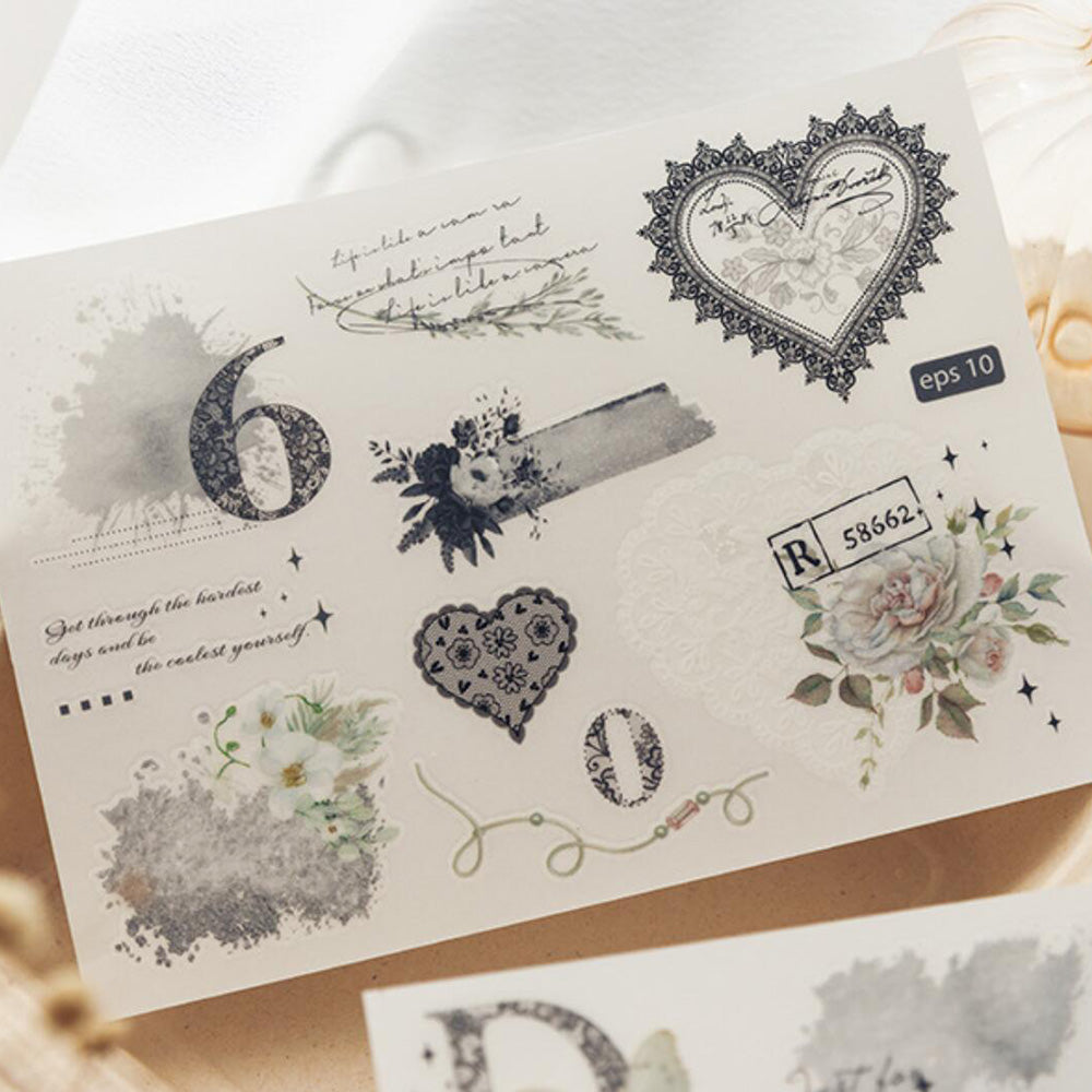 Rococo Dream Rub-on Sticker for Scrapbooking and Journaling – ViVi ...