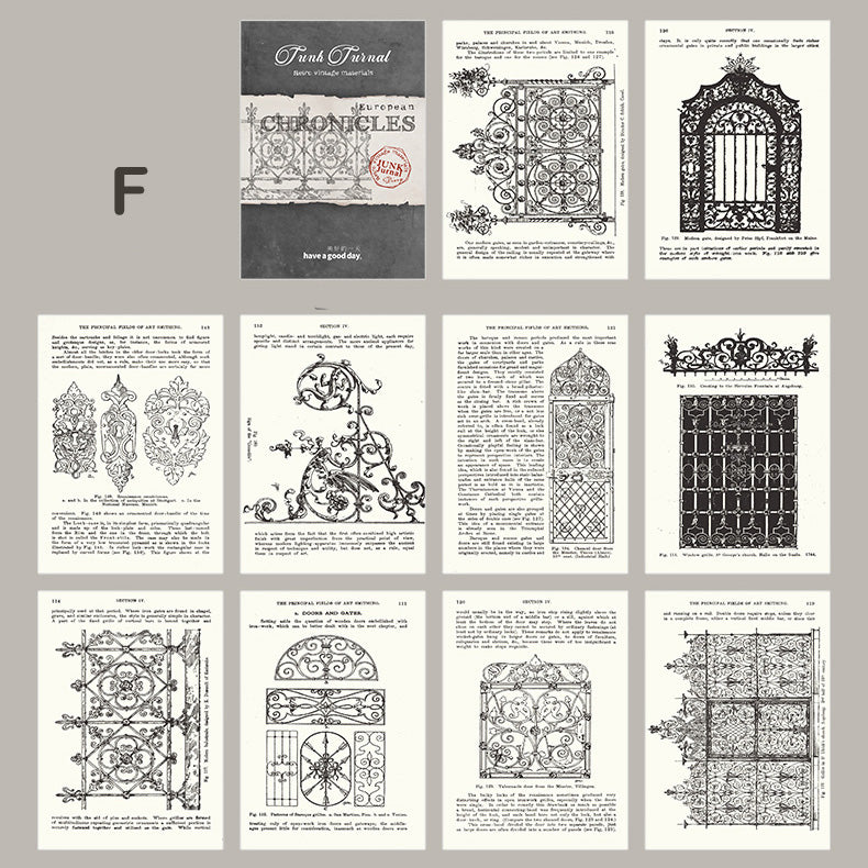 Classical Architecture Scrapbook Paper – ViVi Stationery