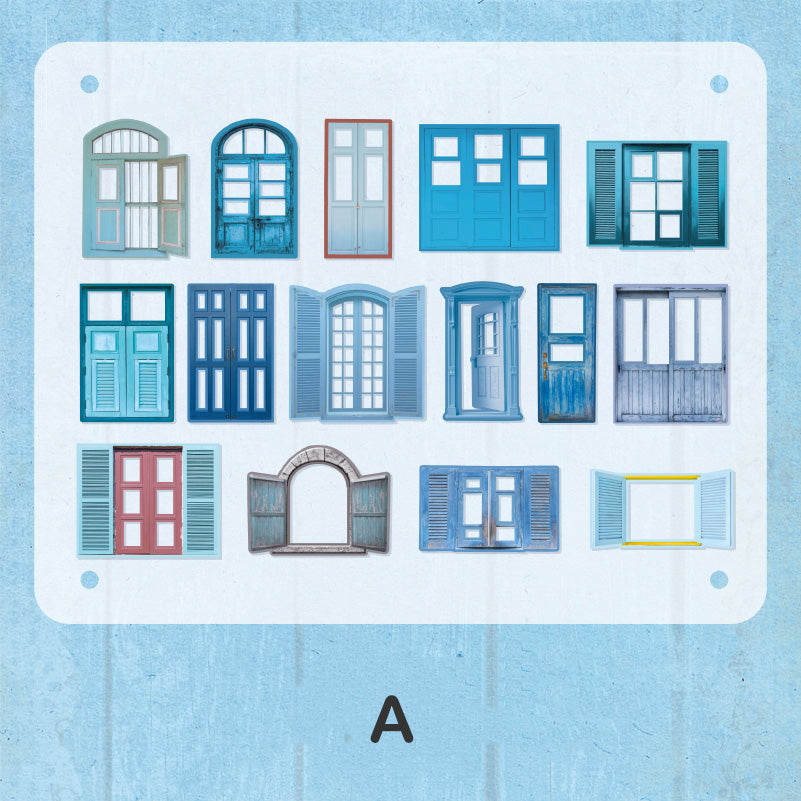 Window and Door Scrapbook Paper – ViVi Stationery