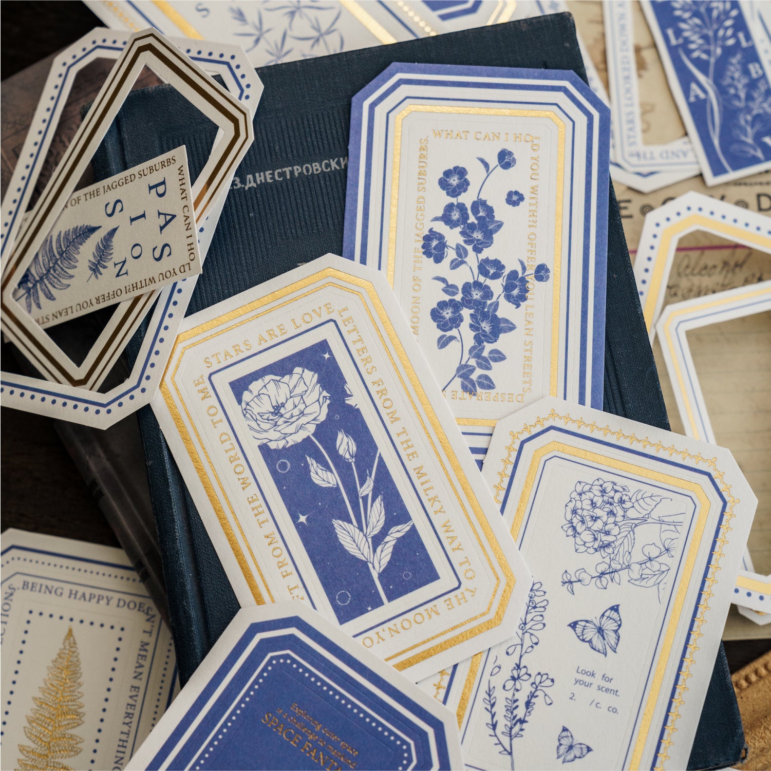 Embossed Gold Frame Sticker for Scrapbooking and Journaling – ViVi ...