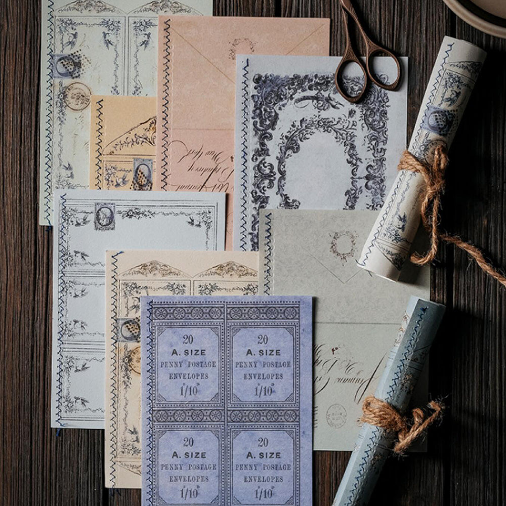 Scrapbook Paper with Sewn Thread – ViVi Stationery