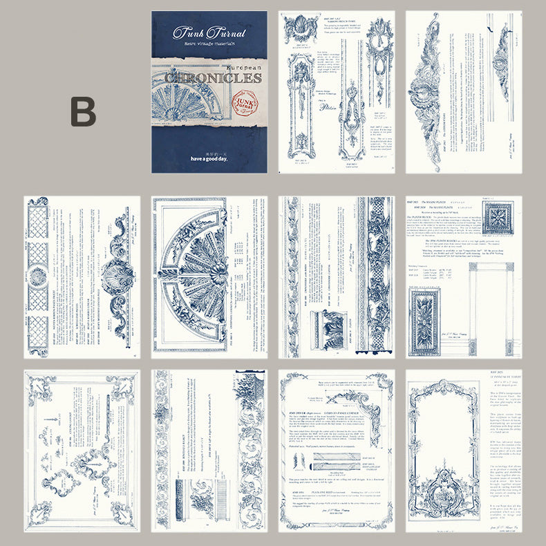 Classical Architecture Scrapbook Paper – ViVi Stationery