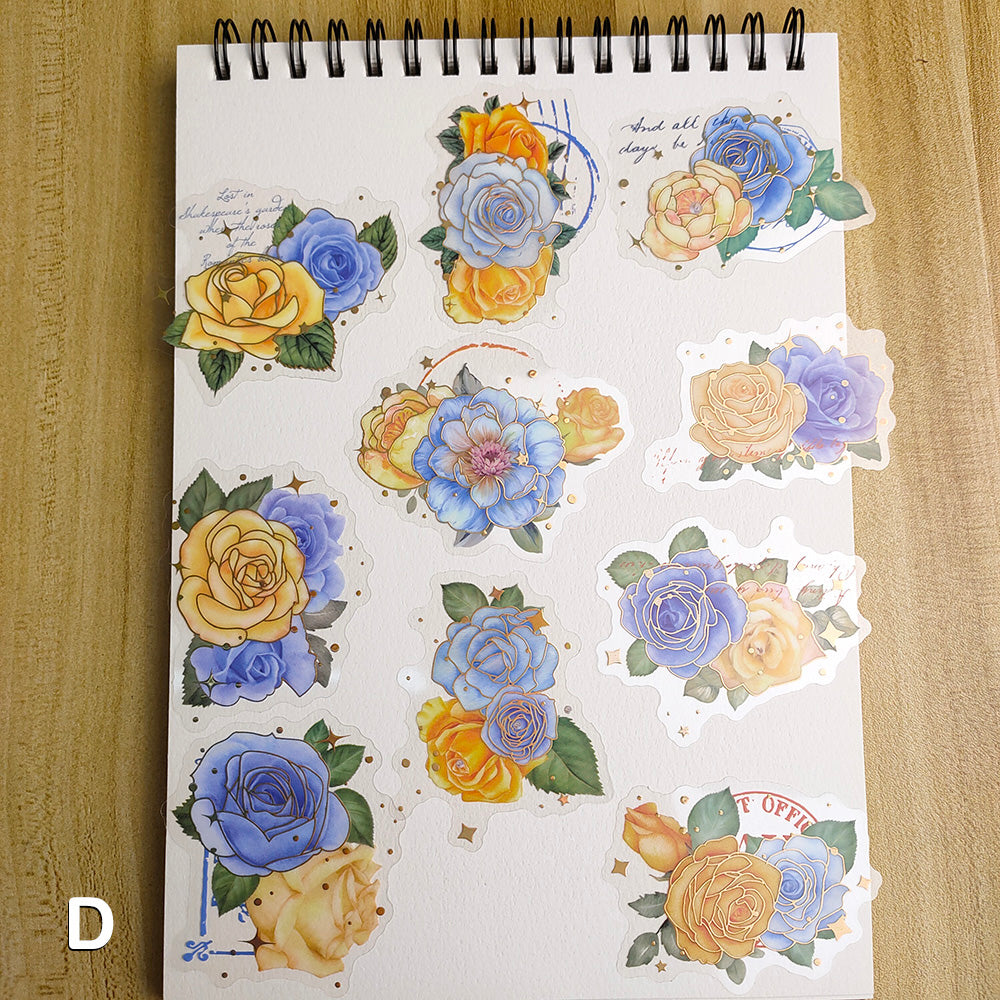 Four Season Flower Sticker for Scrapbooking and Journaling – ViVi ...