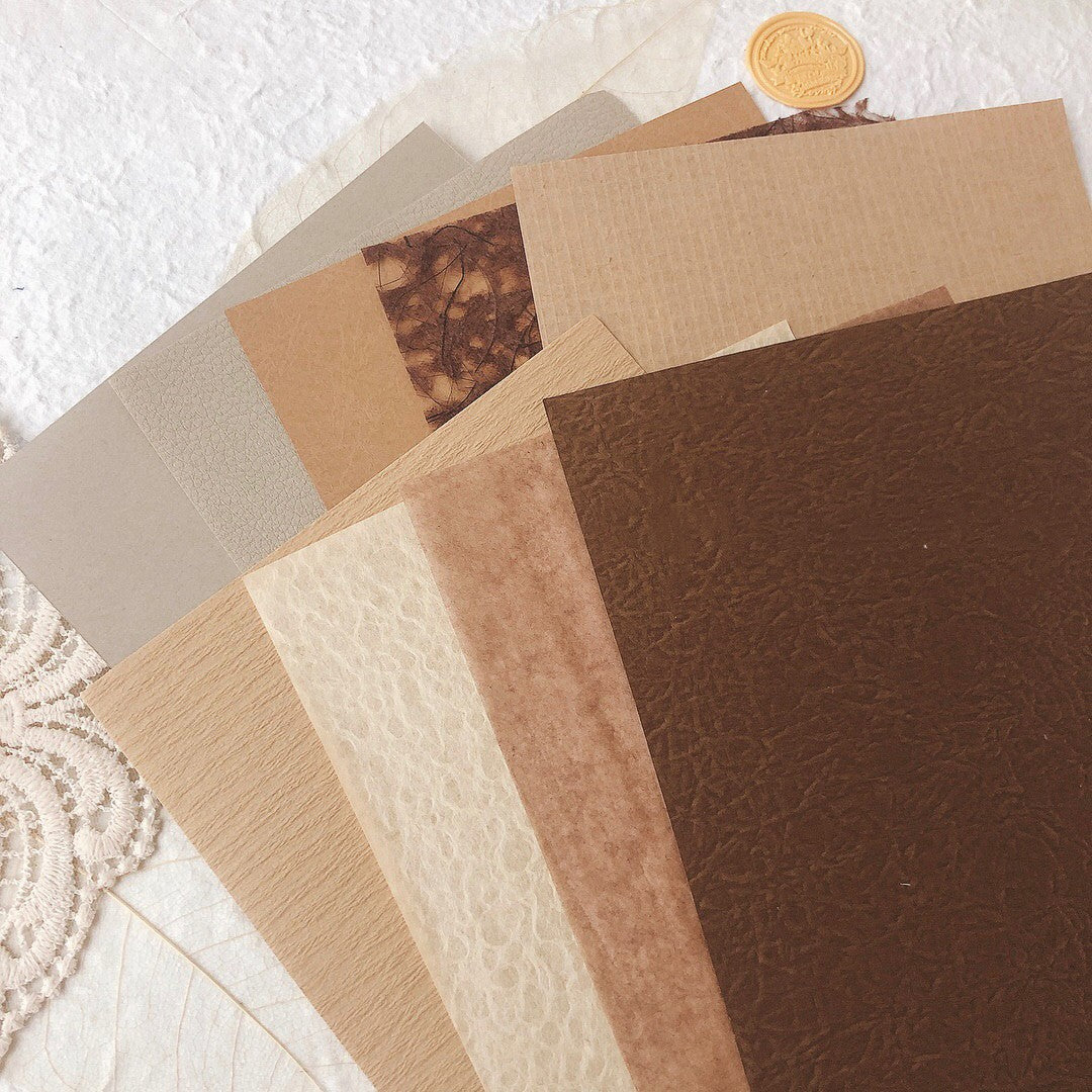 Craft Textured Paper and Mesh Pack for Journaling and Scrapbooking ...