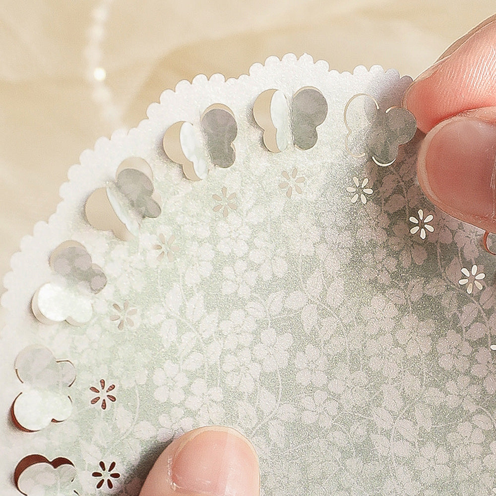 Dimensional Butterfly Lace Paper for Scrapbooking and Art Journal ...