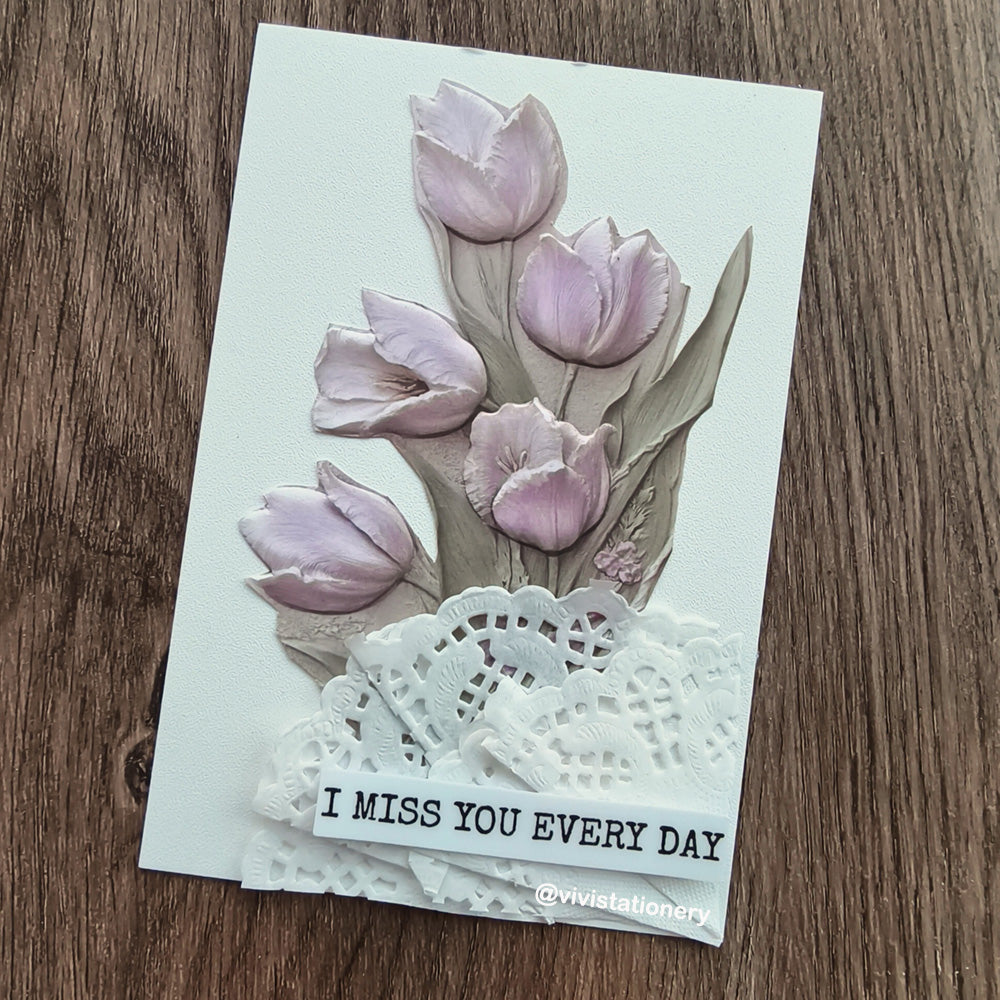 Embossed Floral Decorative Paper – ViVi Stationery