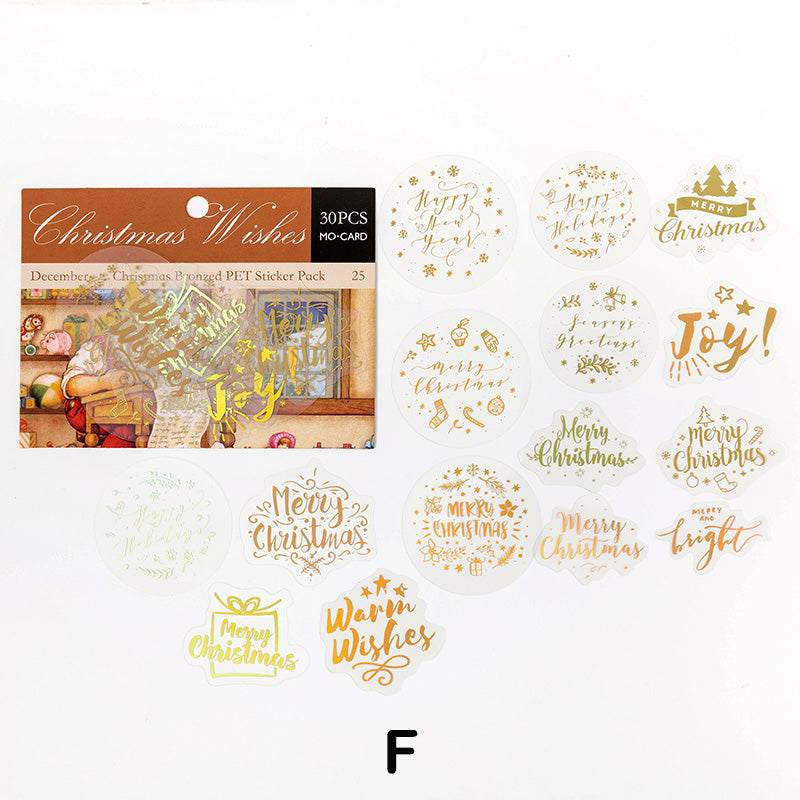 Christmas Wishes Sticker – ViVi Stationery