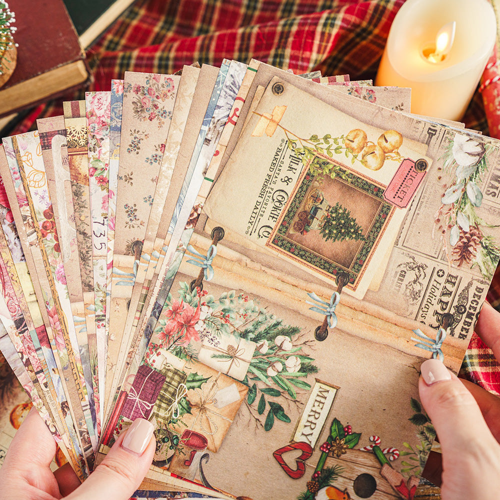 Christmas Memories Scrapbook Paper – ViVi Stationery