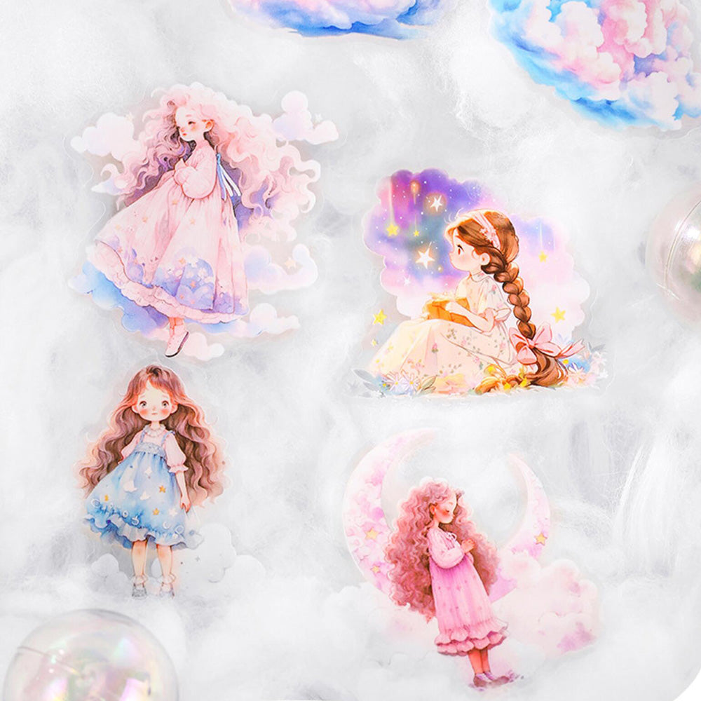 Cloud Girl Sticker – ViVi Stationery