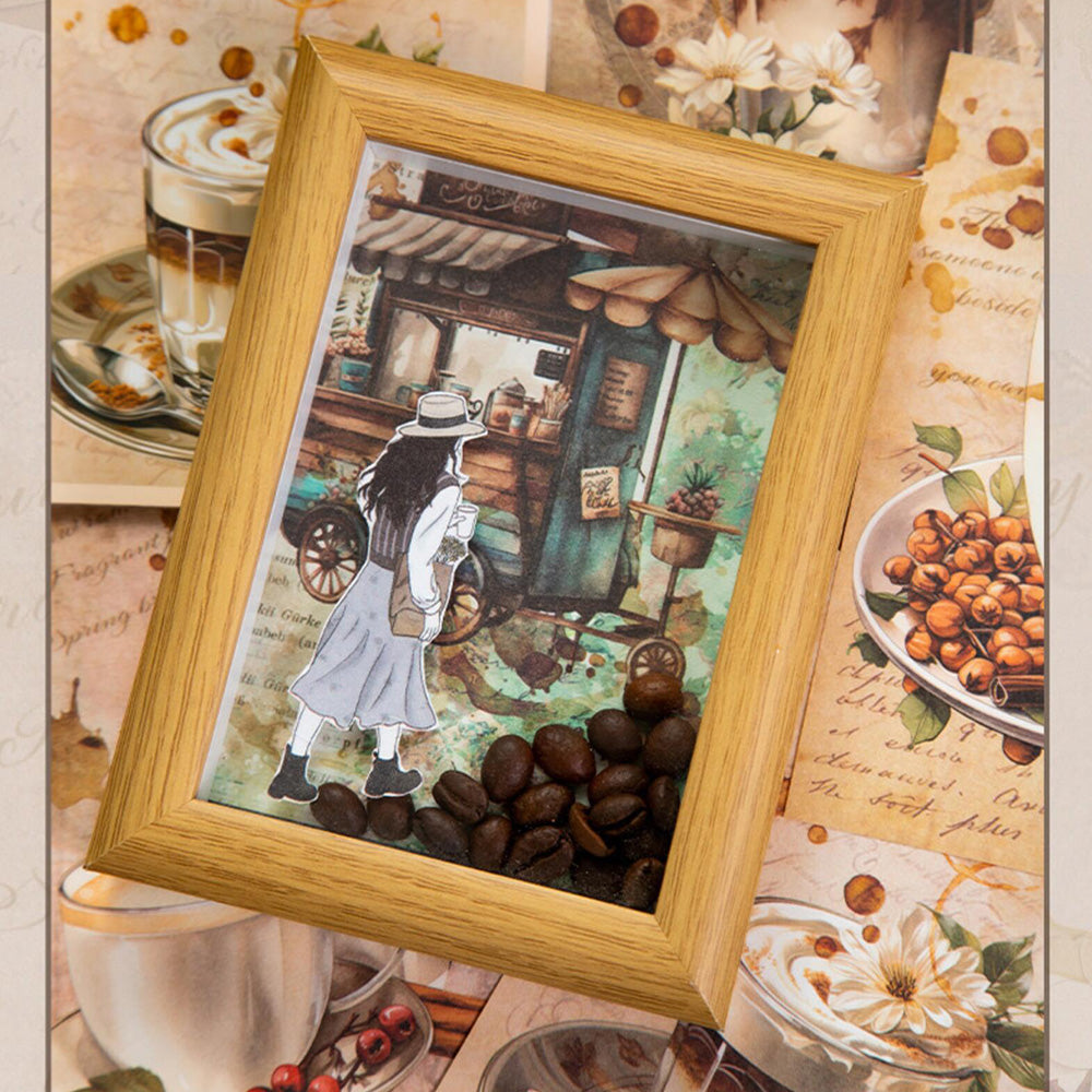 Coffee Shop Scrapbook Paper – ViVi Stationery