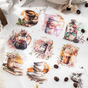Coffee Theme Stickers for Scrapbooking and Journaling – ViVi Stationery