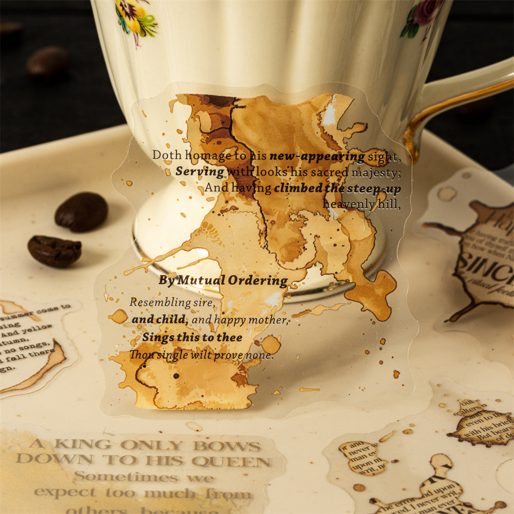 Coffee Traces Sticker – ViVi Stationery
