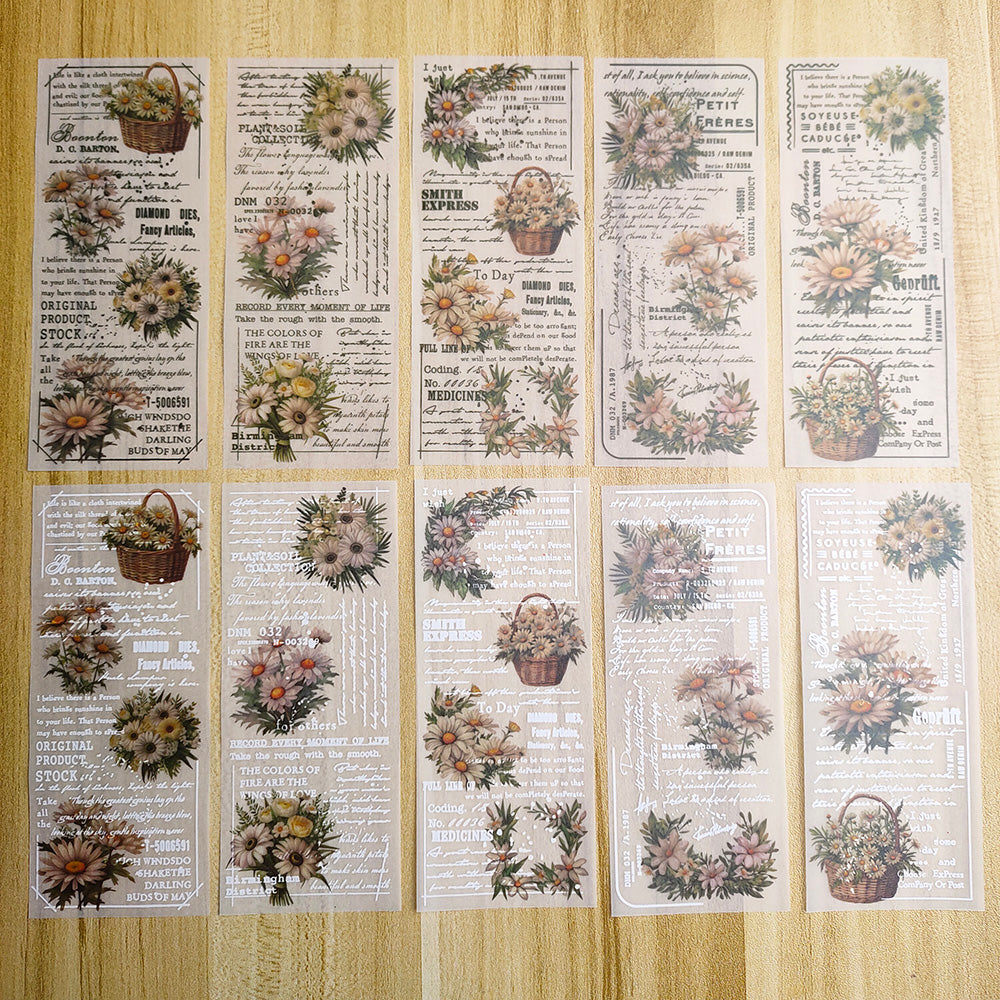 Flower Vellum Decorative Paper for Scrapbooking and Journaling – ViVi ...