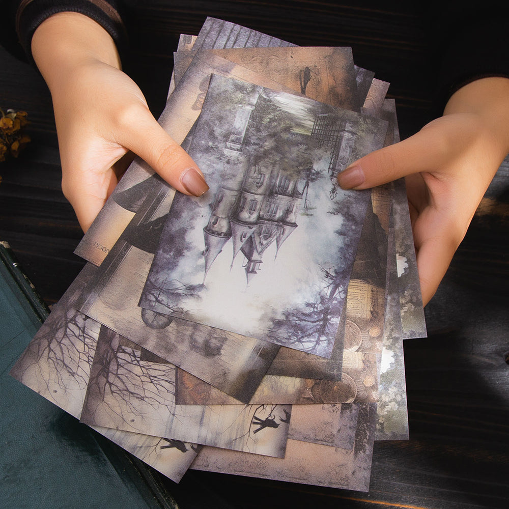 Dark Fantasy Scrapbook Paper – ViVi Stationery