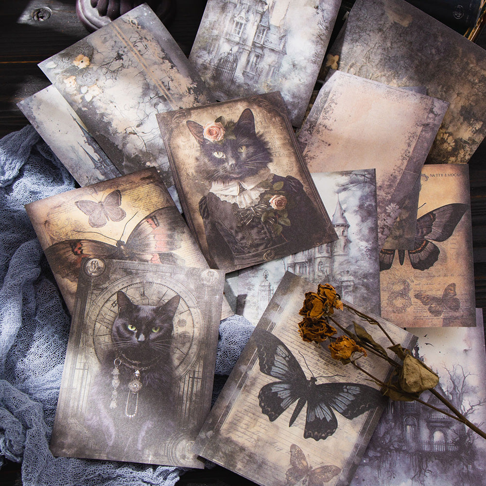 Dark Fantasy Scrapbook Paper – ViVi Stationery