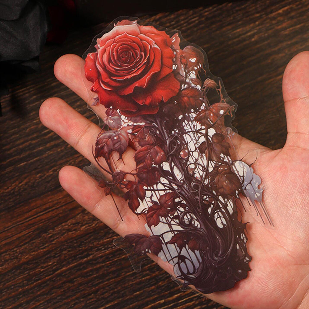 Dark Night Rose Sticker – ViVi Stationery