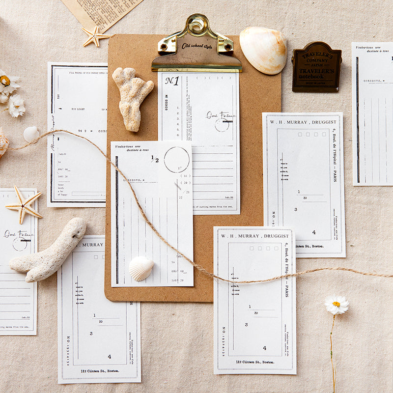 Nostalgic Memo Notepad for Scrapbooking and Journaling – ViVi Stationery