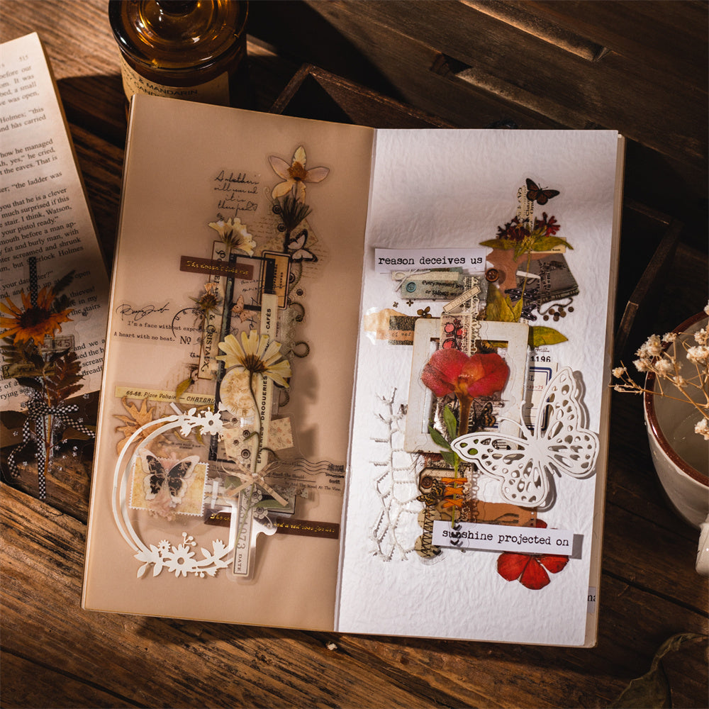 Dried Flower Theme Sticker – ViVi Stationery