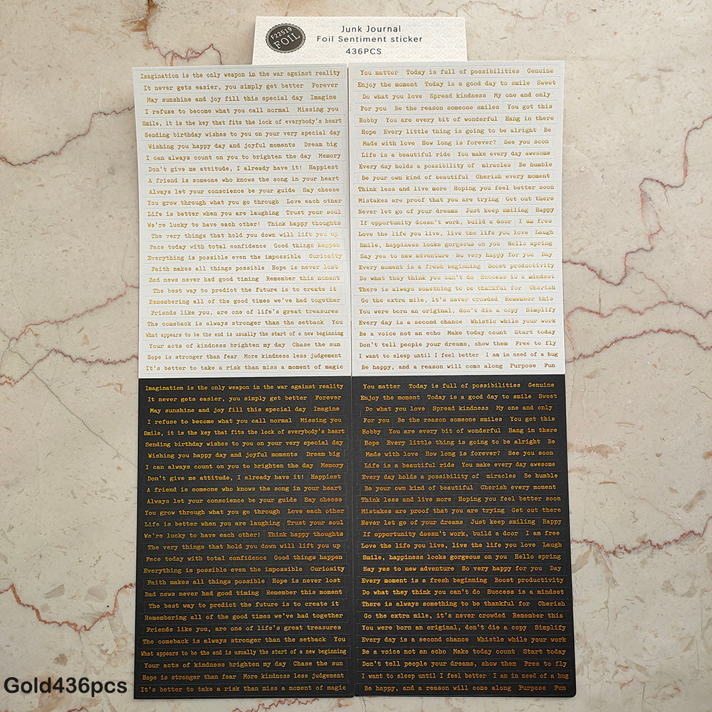 Sentiment Stickers for Scrapbooking and Journaling – ViVi Stationery