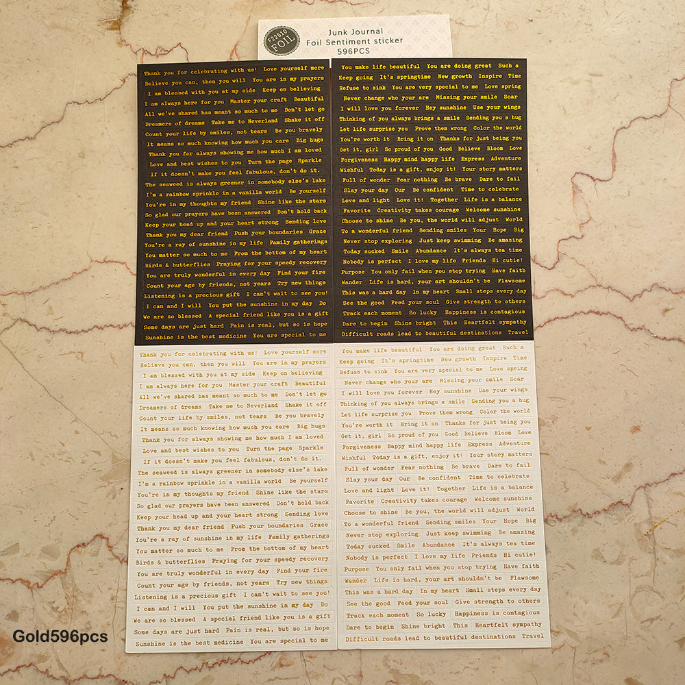 Sentiment Stickers for Scrapbooking and Journaling – ViVi Stationery