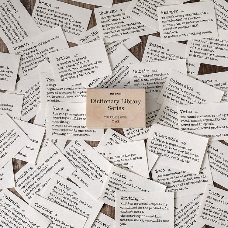 Words Dictionary Decorative Paper For Scrapbooking and Journaling ...