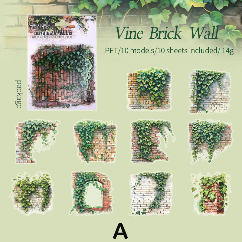 Fence and Walls Sticker – ViVi Stationery