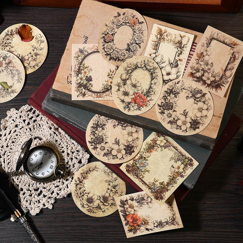 Floral Border Memo Paper – ViVi Stationery