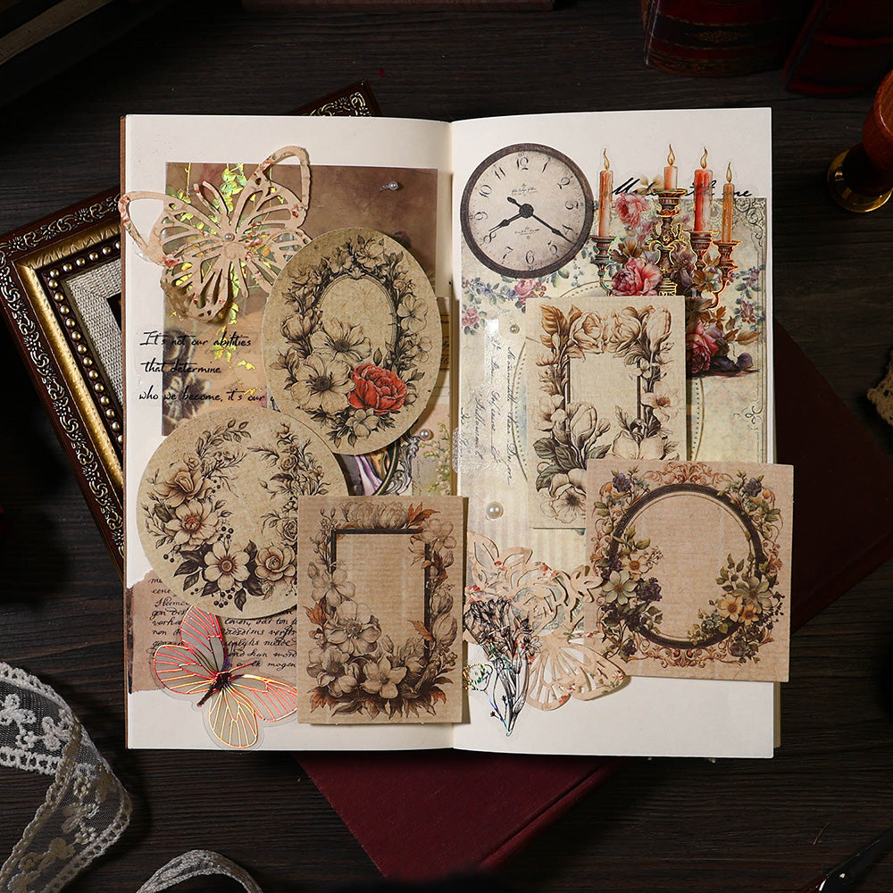 Floral Border Memo Paper – ViVi Stationery