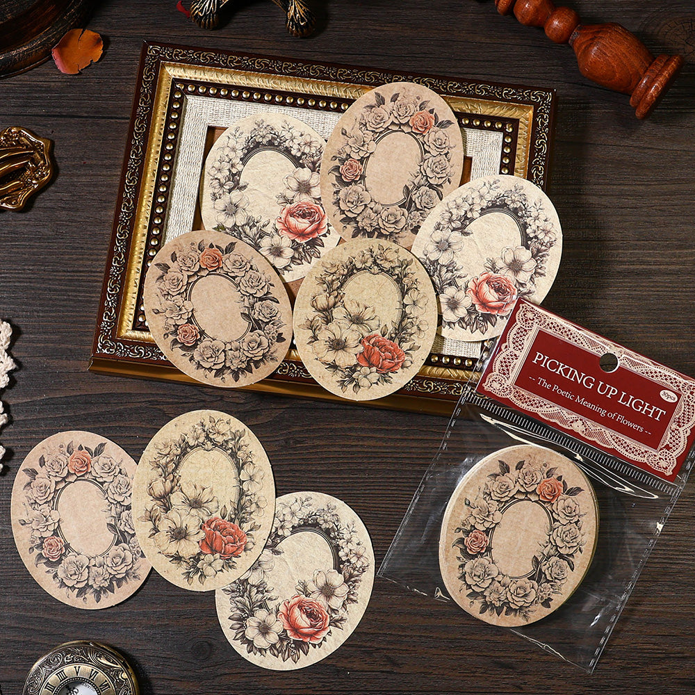 Floral Border Memo Paper – ViVi Stationery